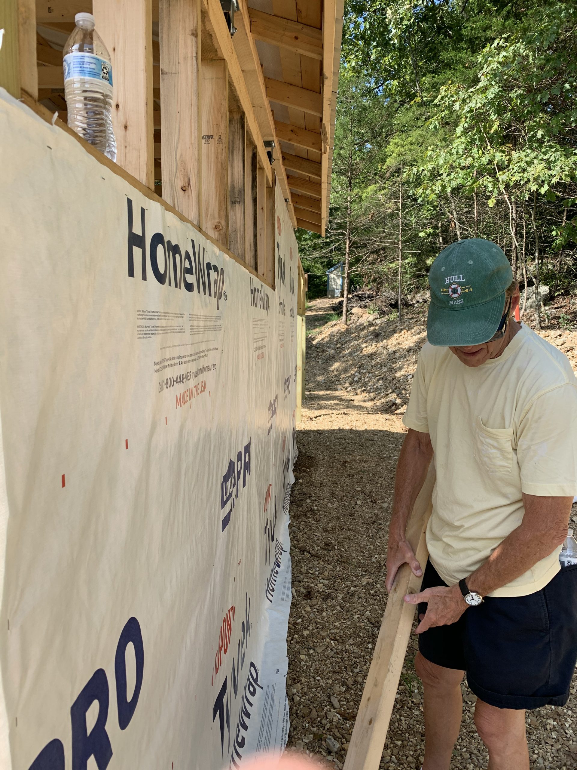 Sheathing, Tyvek, siding and wall “flaps”