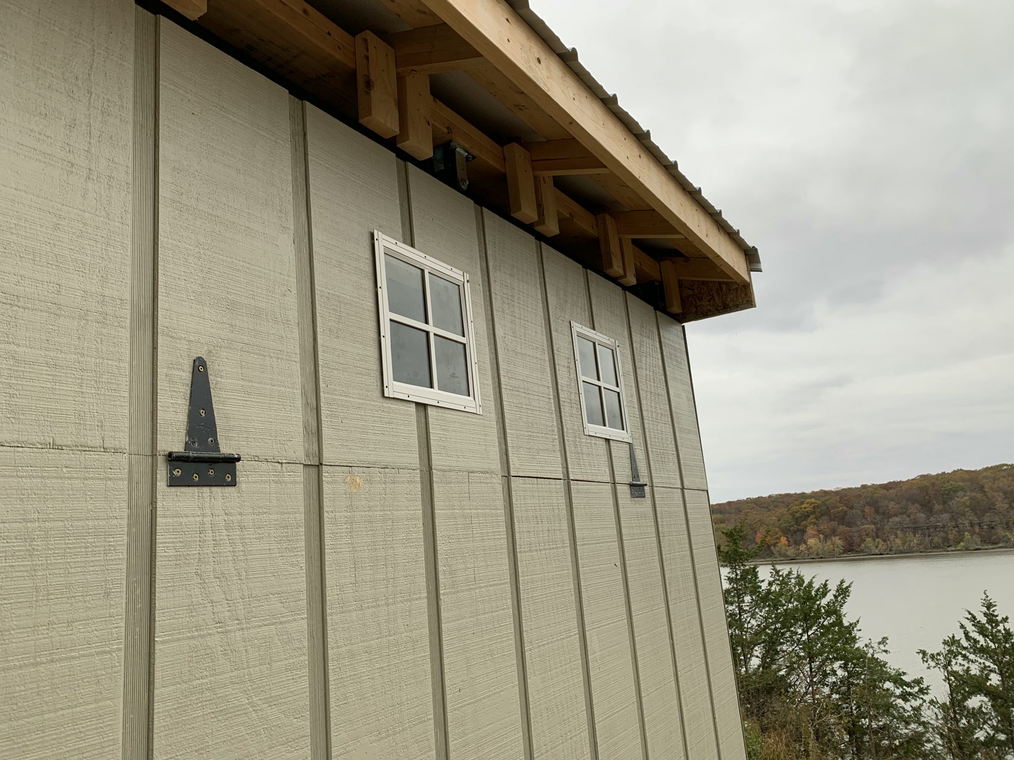 Windows, Brush Stripping and Soffit installation